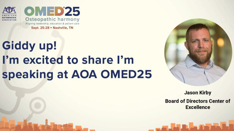 PursueCare's Dr. Jason Kirby To Speak At OMED25 | PursueCare